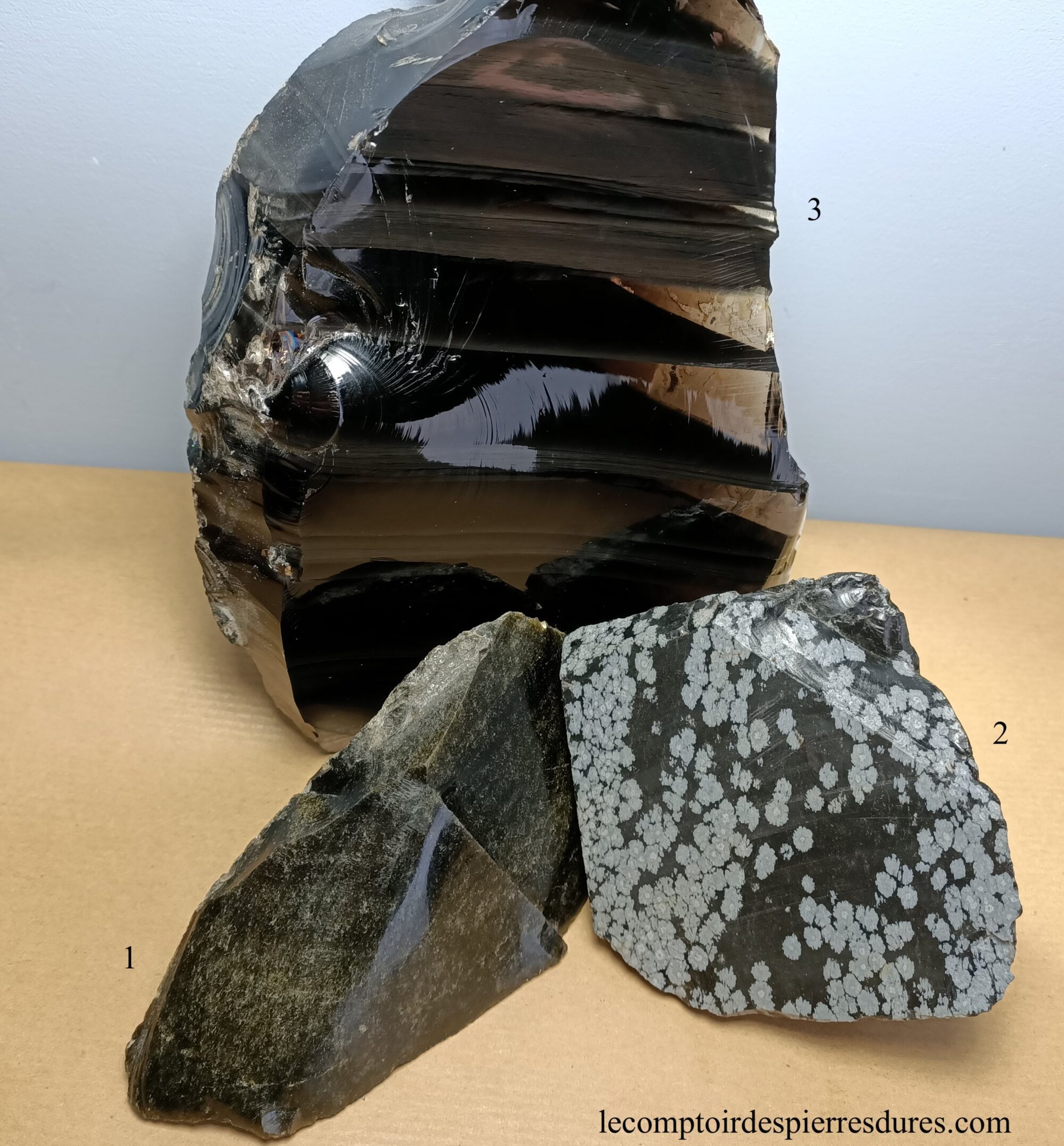Obsidienne – Le Comptoir des Pierres Dures